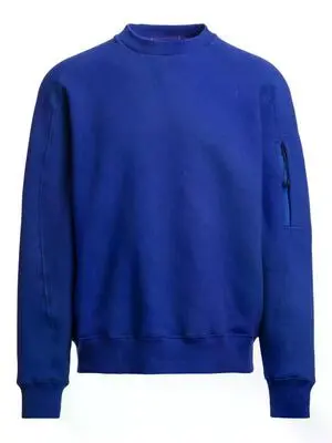 PARAJUMPERS Crew-neck Sweatshirt With Pocket Detail - Blue