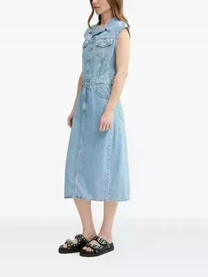 LEVI'S Sleeveless Denim Shirt Dress