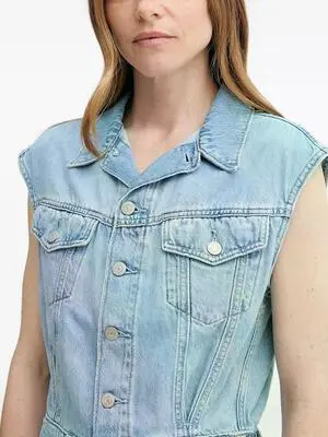 LEVI'S Sleeveless Denim Shirt Dress