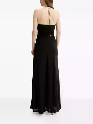 The Kooples V-neck Ruffled Maxi Dress
