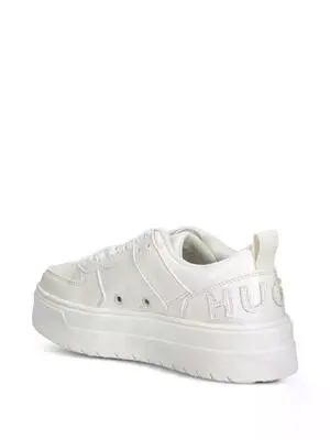 Hugo Logo-patch Leather Sneakers