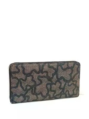 TOUS Bear-logo Zip-around Wallet