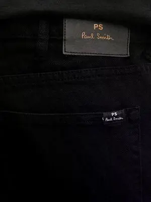 Paul Smith Logo-patch Organic-cotton Jeans