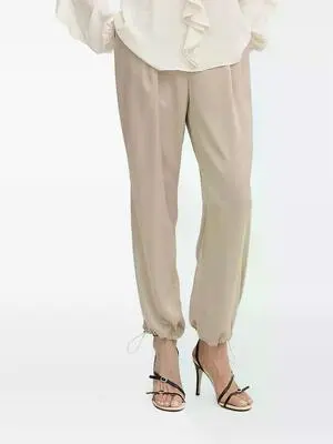 Liu Jo Elasticated-waistband Satin Trousers