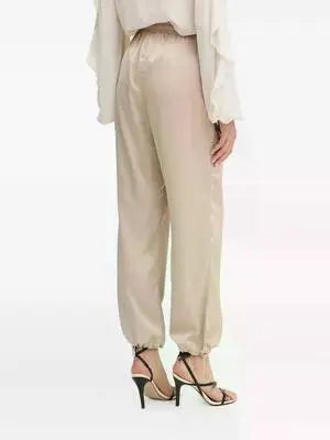 Liu Jo Elasticated-waistband Satin Trousers
