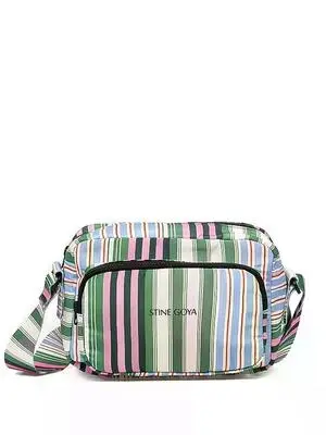 Stine Goya Striped Crossbody Bag - White