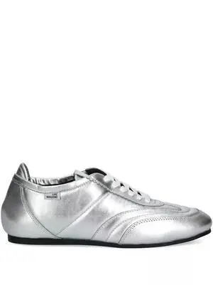 Moschino Silver Tone Shoes For Women