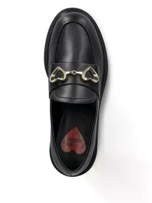Moschino Heart Platform Loafers