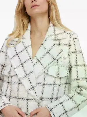 BRUUNS BAZAAR Azolla Bb Nanya Checked Tweed Jacket - Neutrals