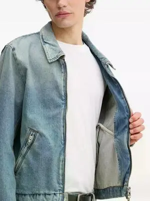 WON HUNDRED Zip-front Denim Jacket