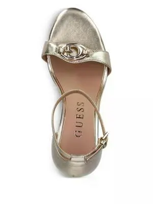 Guess 100mm Logo-plaque Pumps