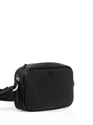 Hugo Leather Zip-top Crossbody Bag