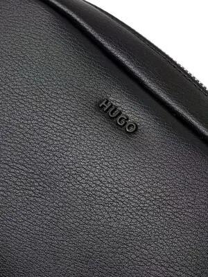 Hugo Leather Zip-top Crossbody Bag