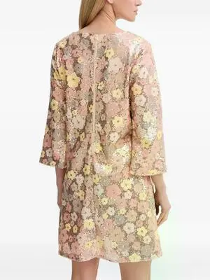 BRUUNS BAZAAR Sequin Floral Mini Dress
