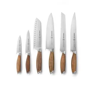 SCHMIDT BROTHERS CUTLERY Bonded Teak 7-piece Knife Block Set