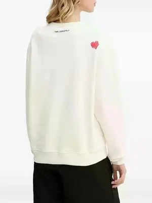 Karl Lagerfeld Heart-print Sweatshirt