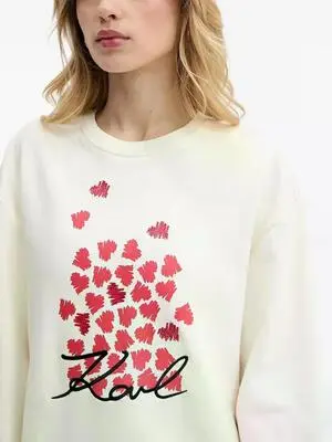 Karl Lagerfeld Heart-print Sweatshirt