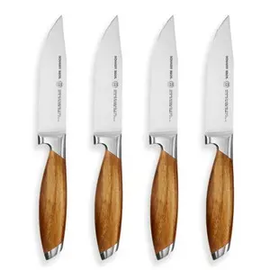 SCHMIDT BROTHERS CUTLERY Bonded Teak 4-piece Steak Set