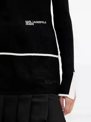 Karl Lagerfeld Ribbed-cuff Sweater