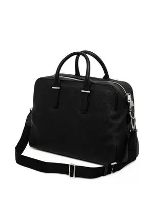 BOSS Pebble-grain Leather Holdall