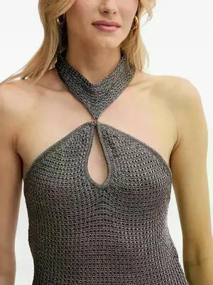 Guess Minka Halterneck Keyhole Dress