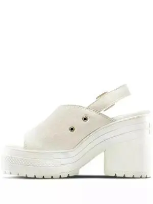 CONVERSE Chuck 70 De Luxe Slingback Platform Sandals - Neutrals