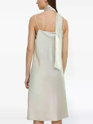 BRUUNS BAZAAR Halterneck Asymmetric Dress