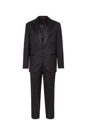 Brunello Cucinelli Tuxedo With Peak Lapel - Black