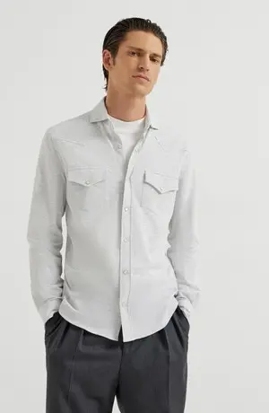 Brunello Cucinelli Piqué Shirt