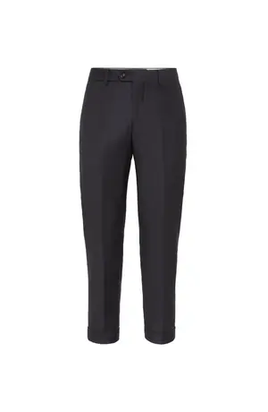 Brunello Cucinelli Virgin Wool Trousers - Anthracite