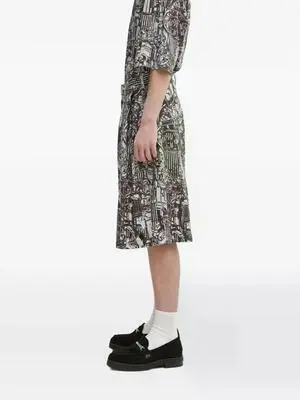 County Of Milan Belted Shorts For Men