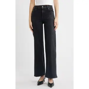 FRAME Le Slim Palazzo High-Waist Wide-Leg Jeans Etch