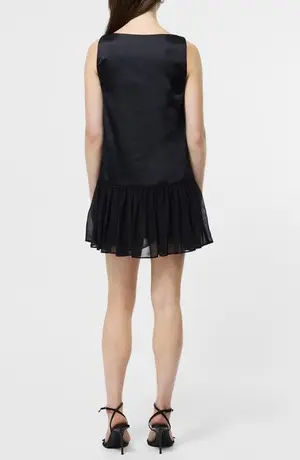 French Connection Marina Slinky Pleated Minidress
