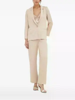 Sisley Notched Single-button Blazer