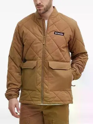 Columbia Diamond-quilted Bomber Jacket