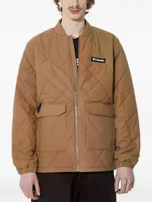 Columbia Diamond-quilted Bomber Jacket
