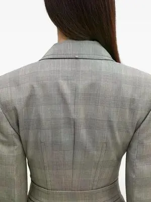 Sportmax Belted Check Jacket