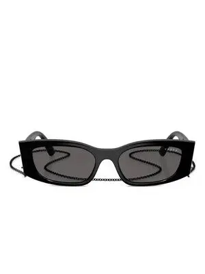 VOGUE EYEWEAR Chain-detail Sunglasses - Black