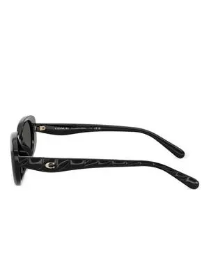COACH Oval-frame Sunglasses - Black