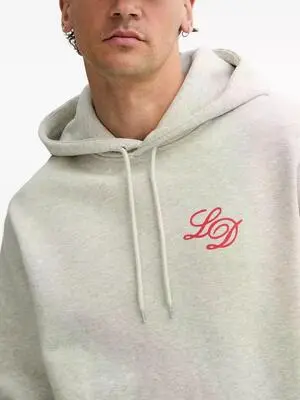 LES DEUX Logo-embroidered Hoodie