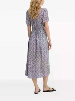 Marc O'polo Floral-print Button-front Midi Dress