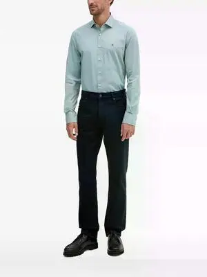 HACKETT Embroidered-logo Long-sleeve Shirt
