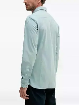 HACKETT Embroidered-logo Long-sleeve Shirt