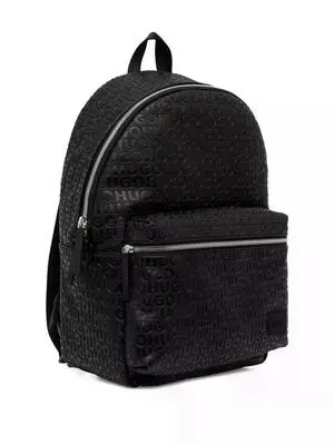 Hugo Ethon Embossed Logo Backpack
