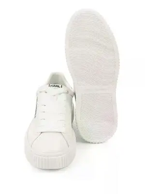 Karl Lagerfeld Logo Leather Sneakers