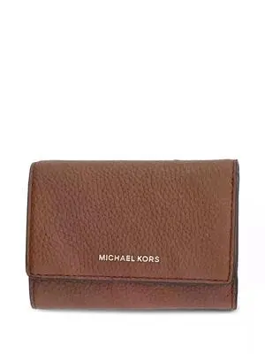 Michael Kors Leather Zip-top Wallet - Brown