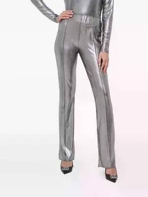 NOTES DU NORD Metallic-ribbed Trousers