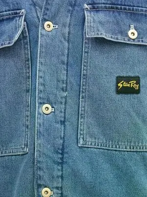 STAN RAY Flap-pocket Denim Jacket - Blue
