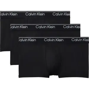 Calvin Klein 3-pack Microfiber Boxer Briefs - 3 Black
