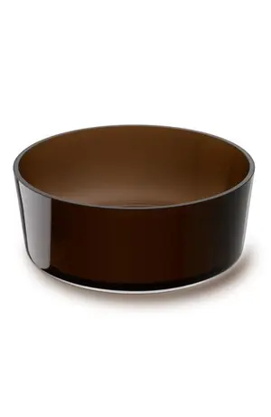 LSA Collective Glass Bowl - Brown/mocha